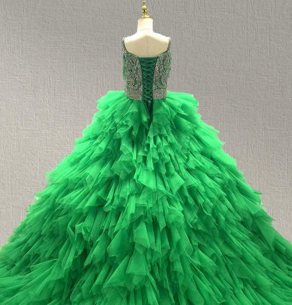 Litle Princess Vogue Pageant Gown With Multi-layer Skirt ...